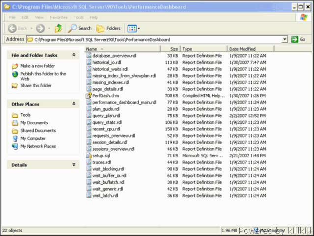 安装SQL Server 2005 Performance Dashboard Reports的技巧 -CSDN博客